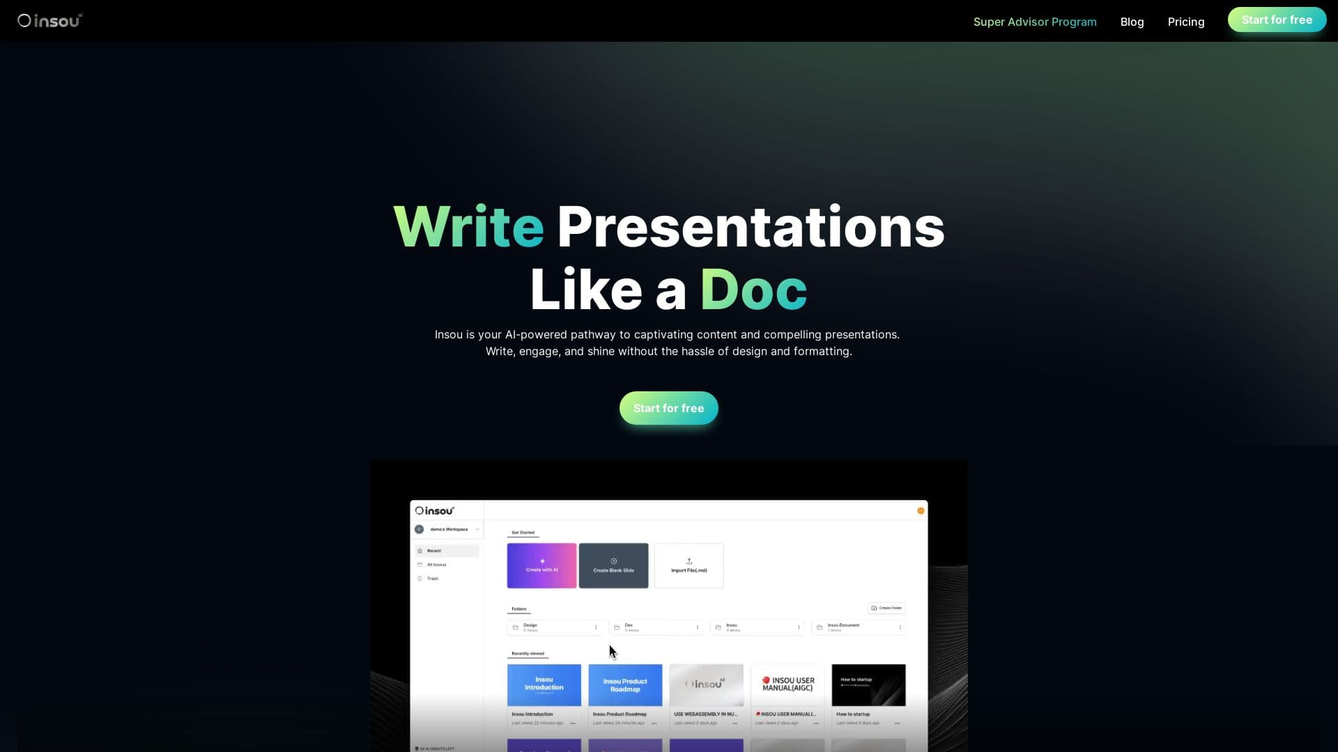 Insou.ai | AI Copilot & Markdown to Streamline Workflow | Futureen