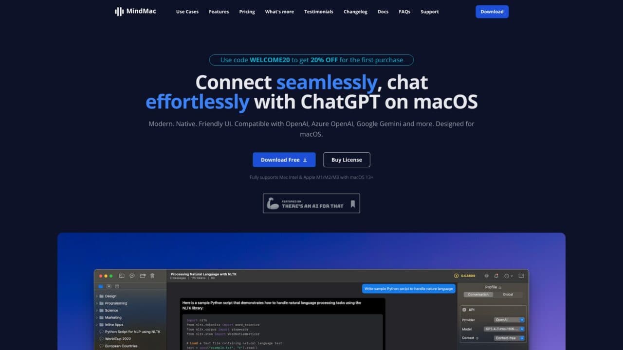 MindMac | Elevate Your Mac Experience with AI Assistance | Futureen