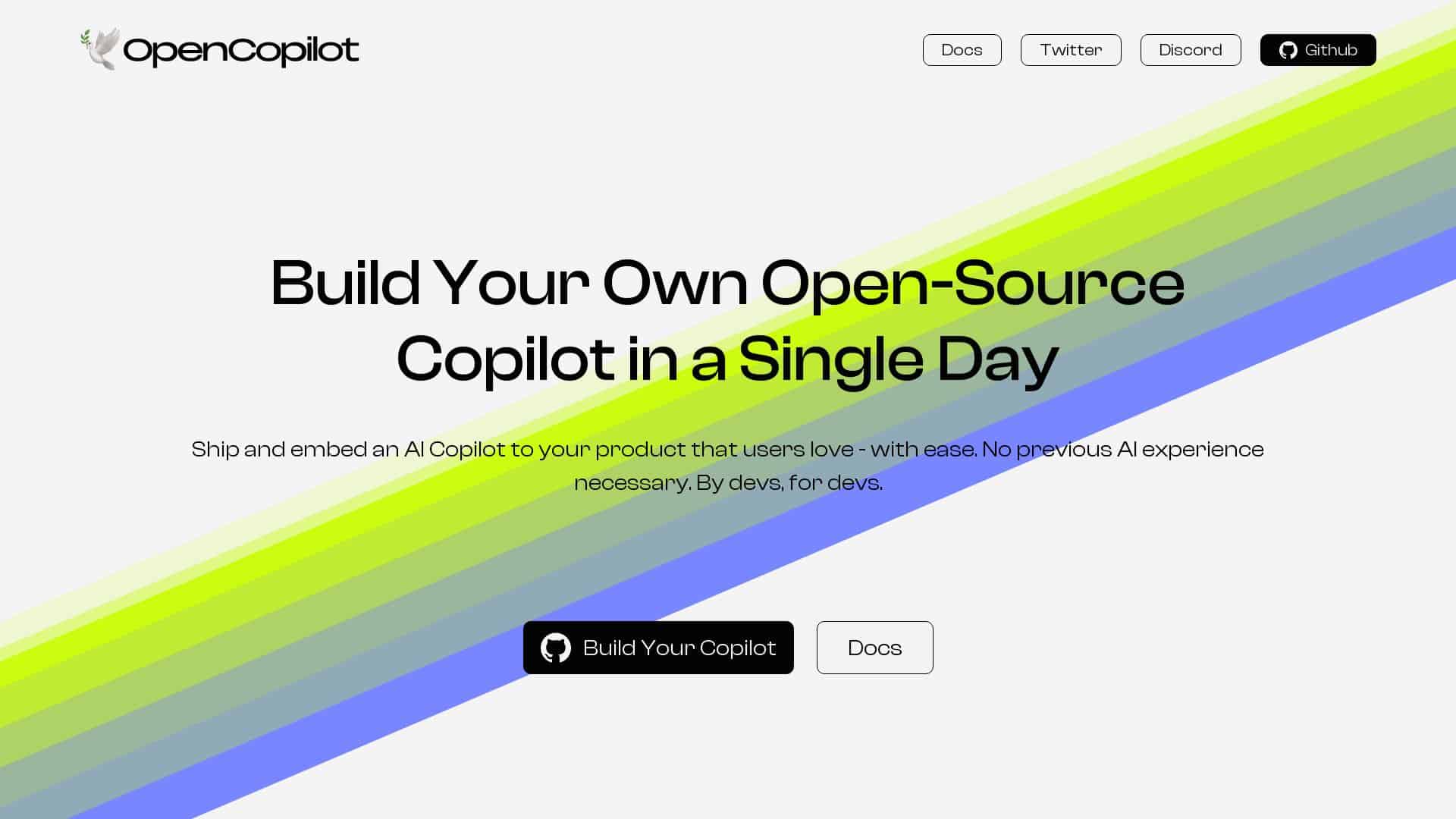 OpenCopilot | Easily Build and Embed Open|Source AI Copilots | Futureen