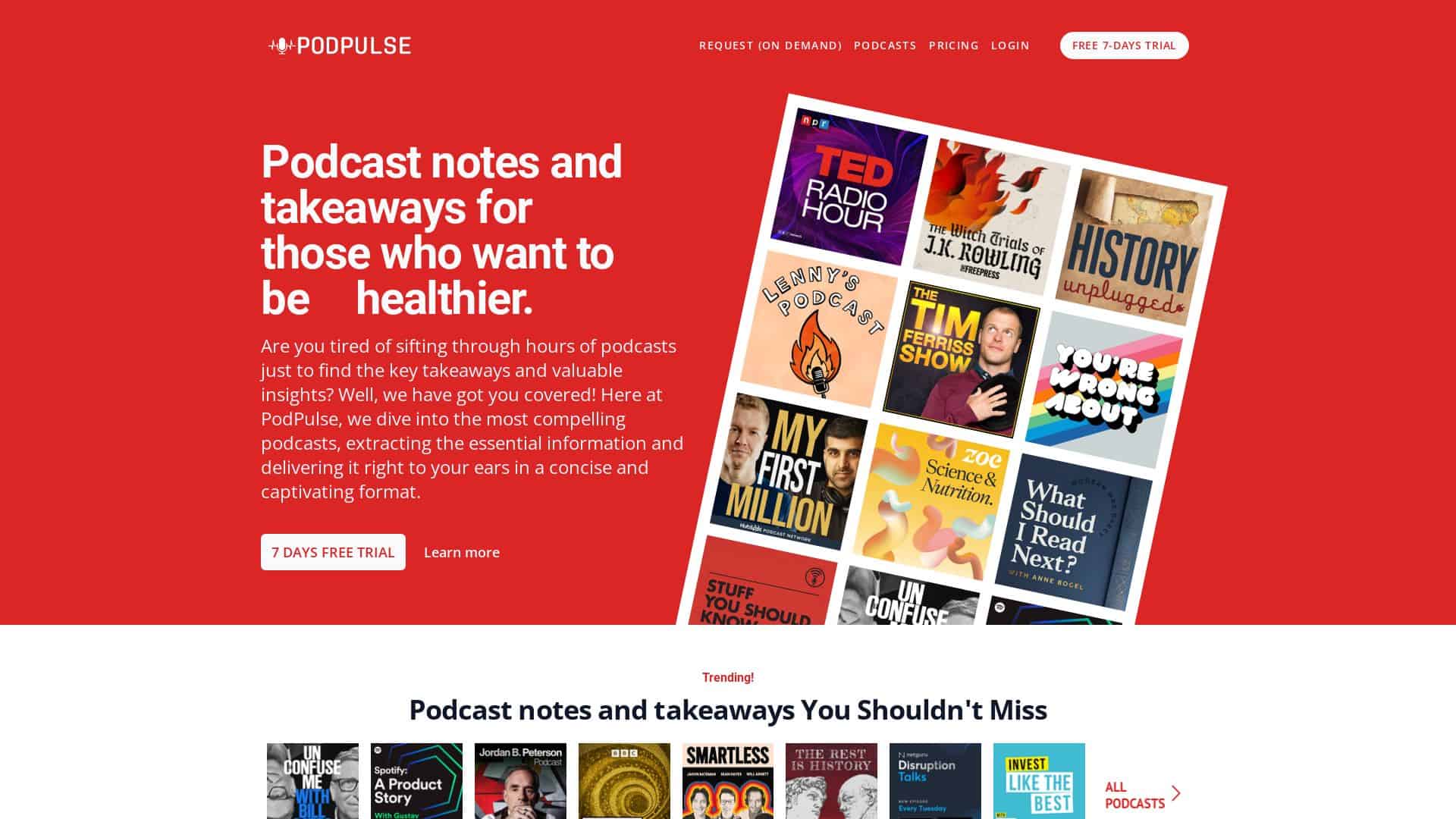 Podpulse | Smart Podcast Summaries Powered by AI Insights | Futureen