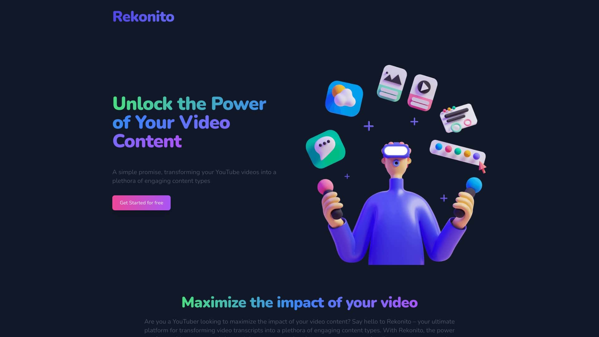 Rekonito | Maximize the Potential of Your Video Content | Futureen