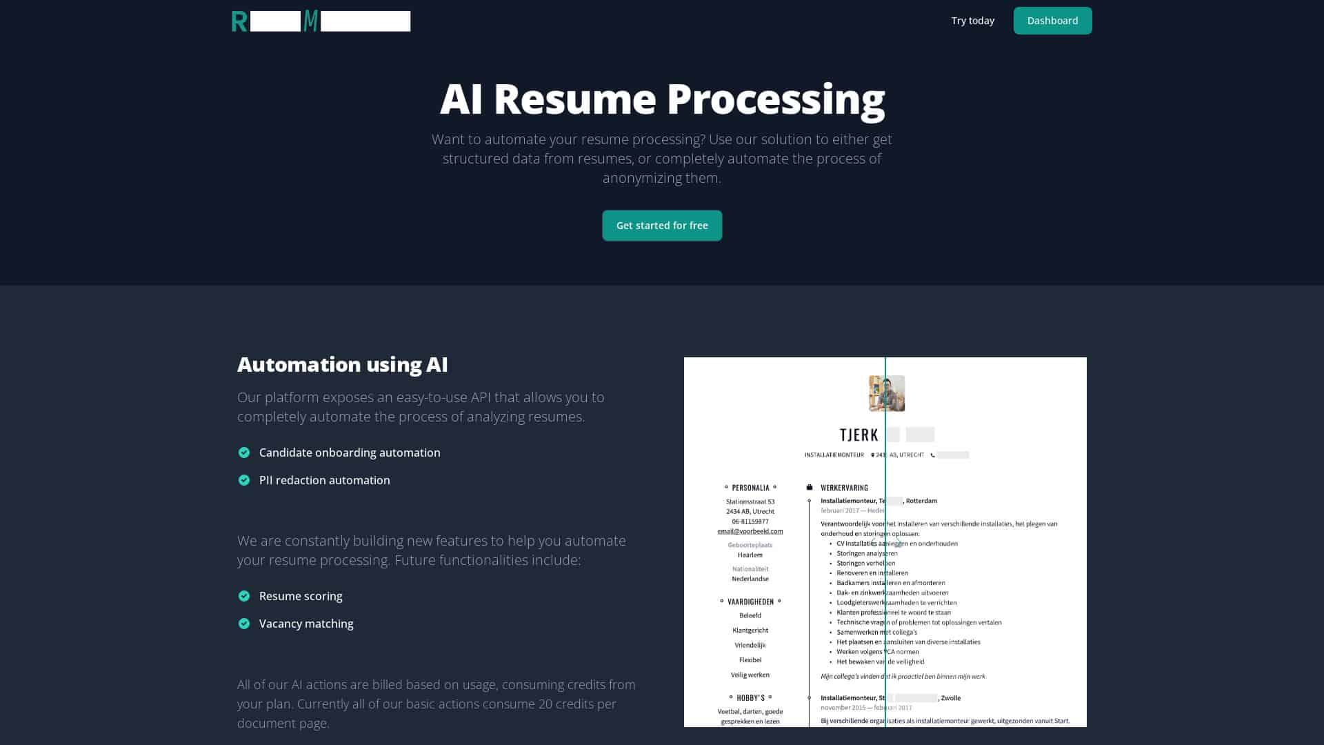 ResuMetrics | AI Tool for Streamlining Resume Processing | Futureen