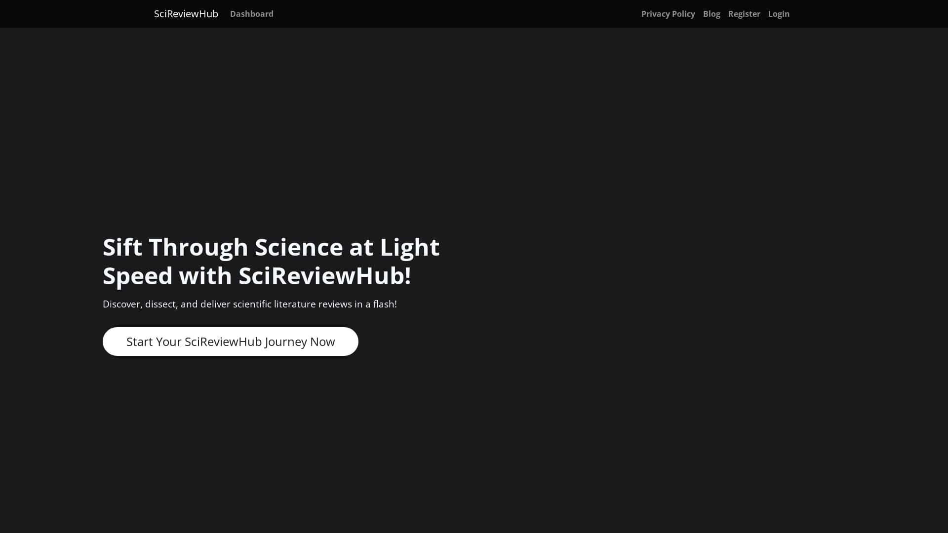 SciReviewHub | Transform Your Scientific Writing with AI | Futureen