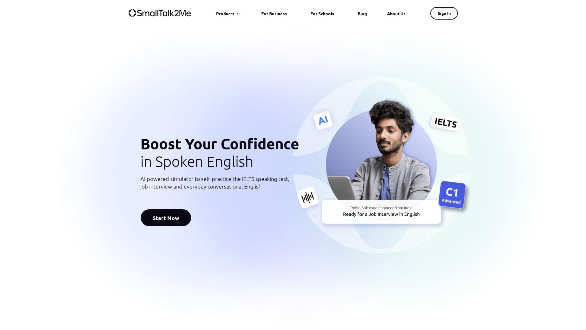SmallTalk2Me | Boost Your Spoken English with AI Coaching | Futureen