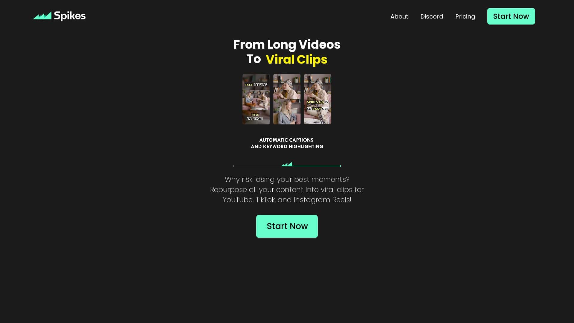 Spikes Studio | Turn Long Videos into Engaging Clips | Futureen