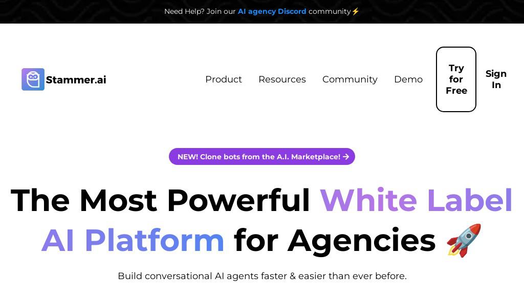 Stammer.ai | Empower Your Agency with AI Solutions | Futureen