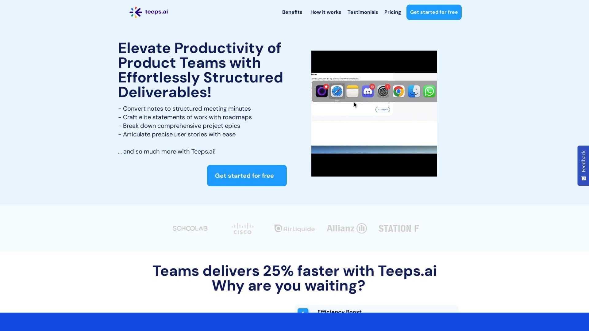 Teeps AI | Boost Productivity with AI Time Tracking | Futureen