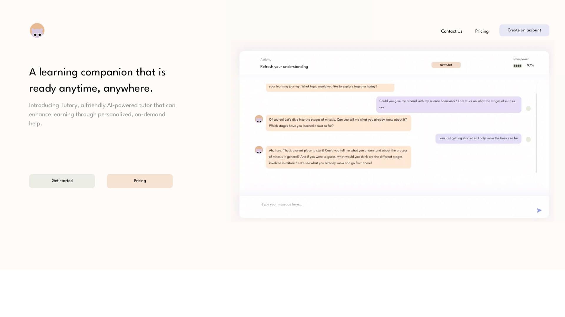 Tutory | Your Friendly AI Tutor for Better Learning | Futureen