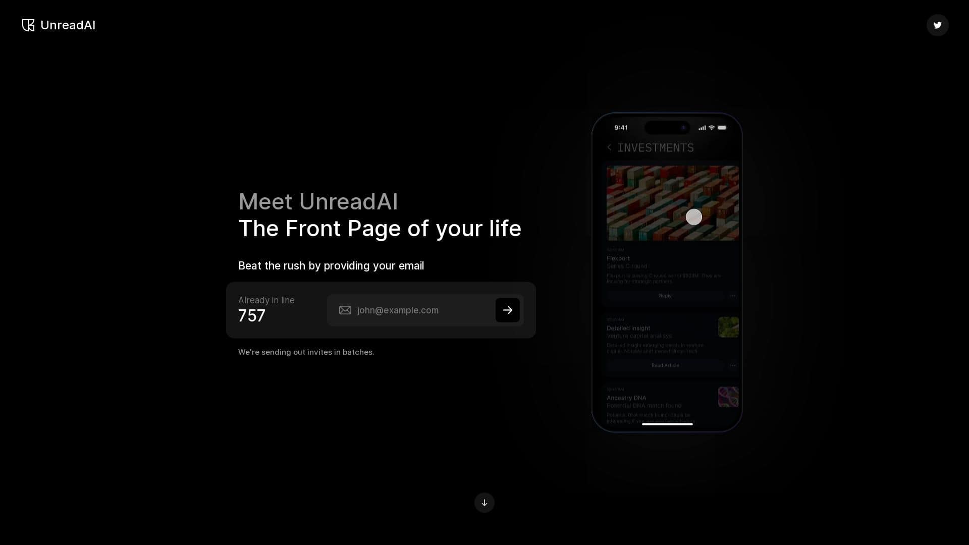 UnreadAI | Elegant RSS Reader with Minimalist Design | Futureen