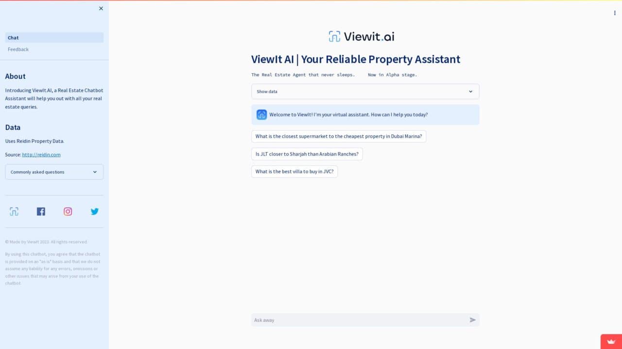ViewIt.AI | AI Chatbot for Real Estate Engagement and Leads | Futureen