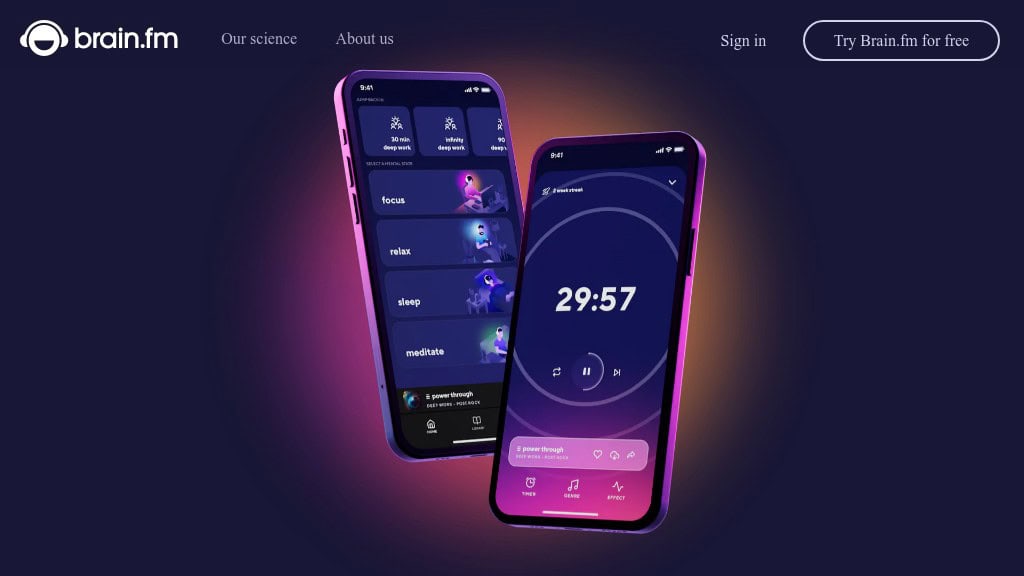 Brain.fm | Focus and Relax with AI Music | Futureen