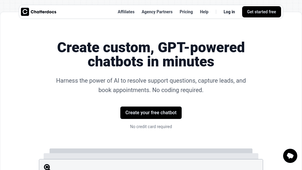 Chatterdocs | Create Custom GPT-Powered Chatbots Easily | Futureen