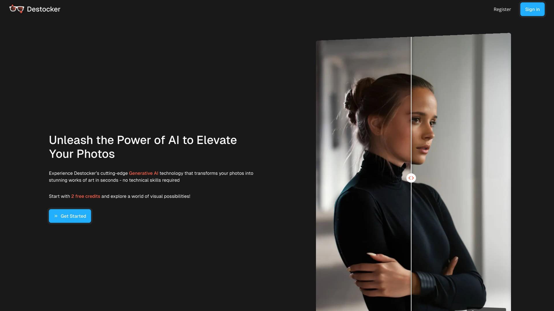 Destocker | AI-Powered Photo Transformation Tool! | Futureen