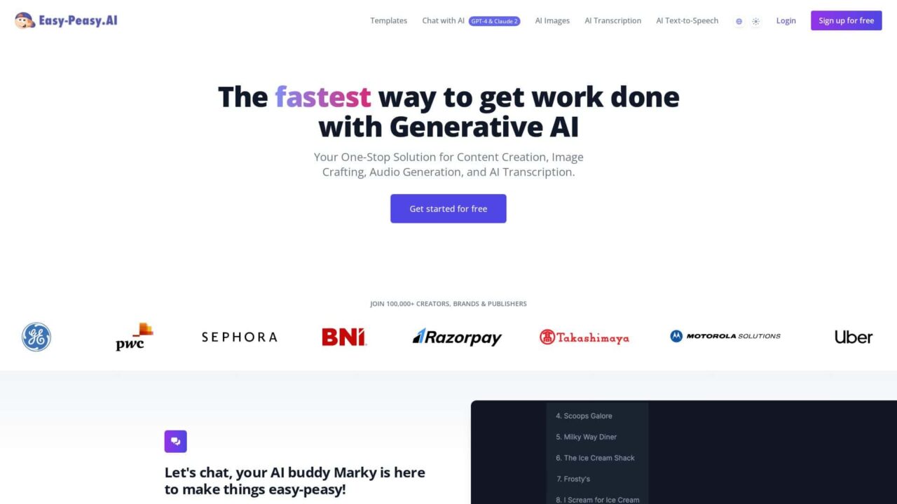 Easy-Peasy.AI | Simplify Your Content Creation | Futureen