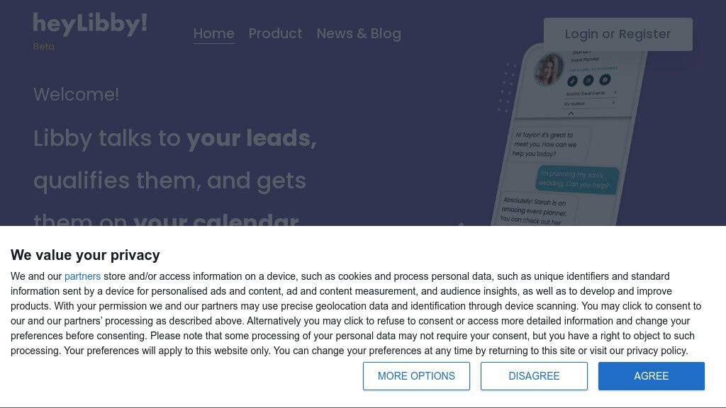Heylibby.ai | Streamline Lead Qualification & Scheduling | Futureen