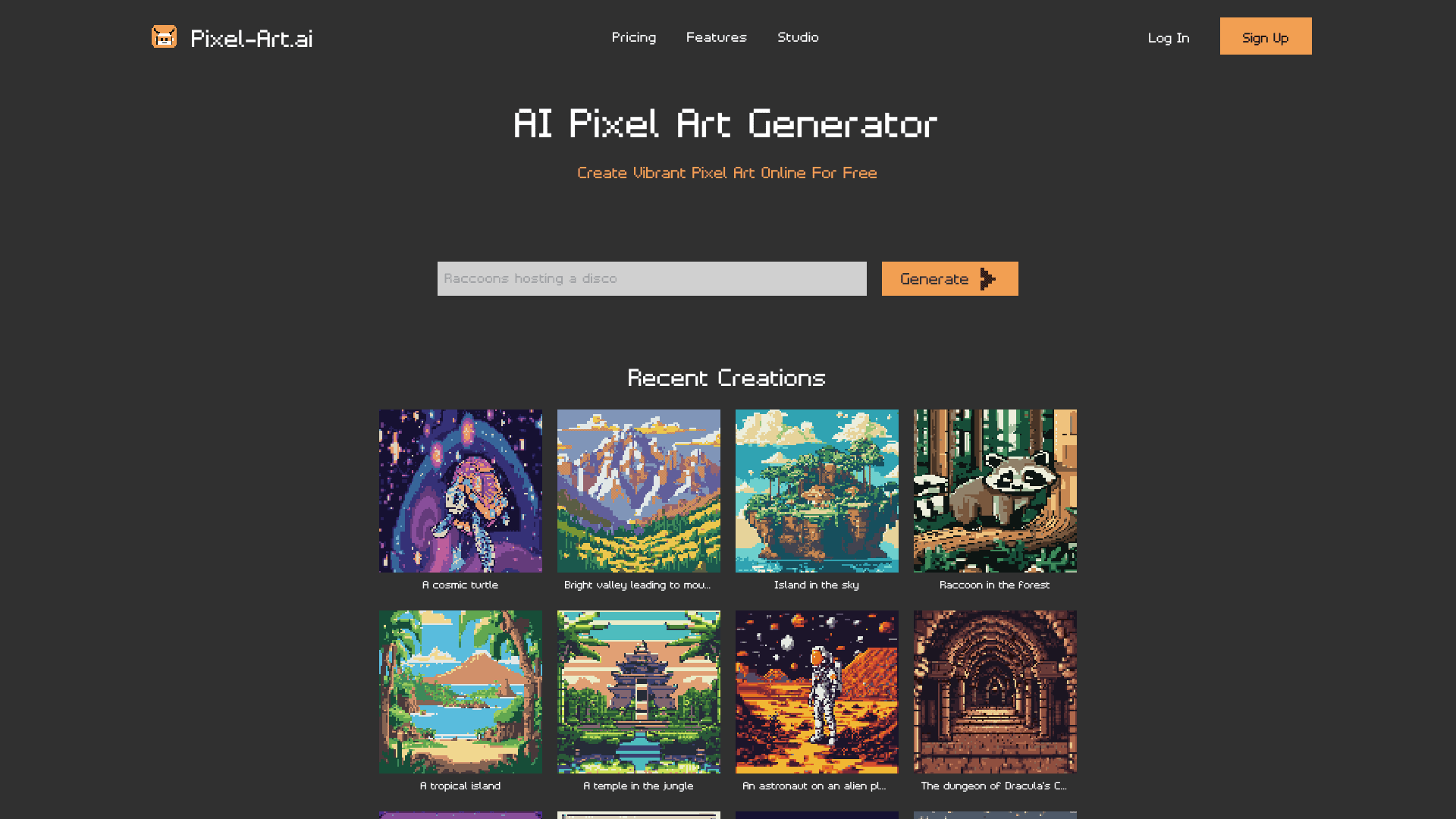 Pixel-Art.ai | Create Beautiful Pixel Art with Ease! | Futureen