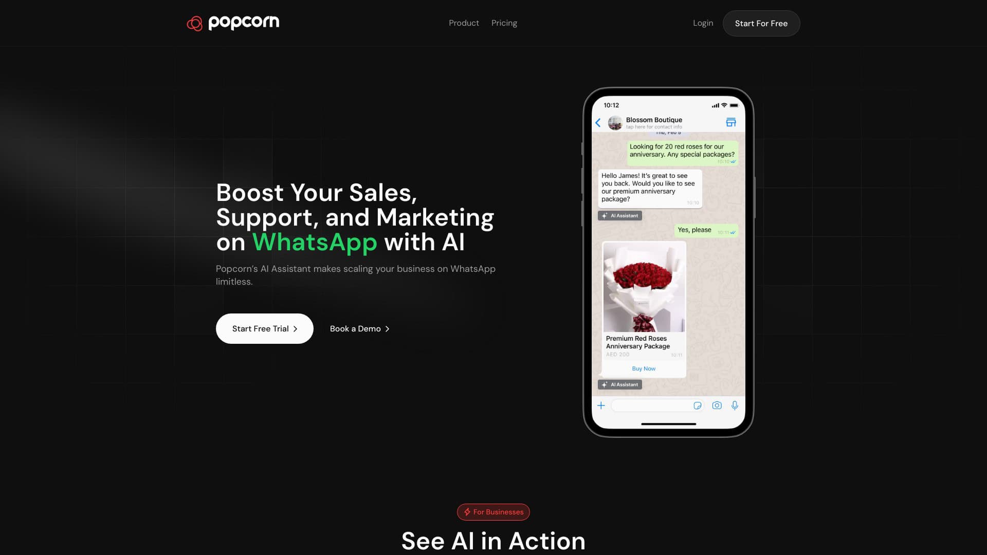 Popcorn | Scale Your Business on WhatsApp! | Futureen