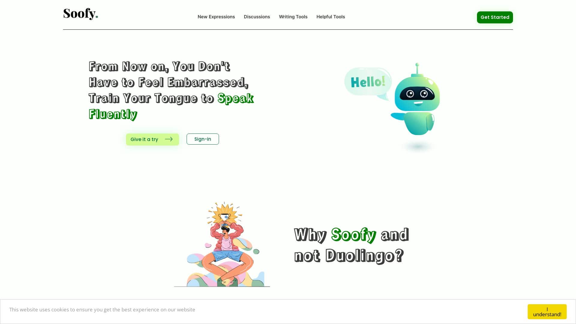 Soofy | Boost Fluency with Immersive Language Practice | Futureen