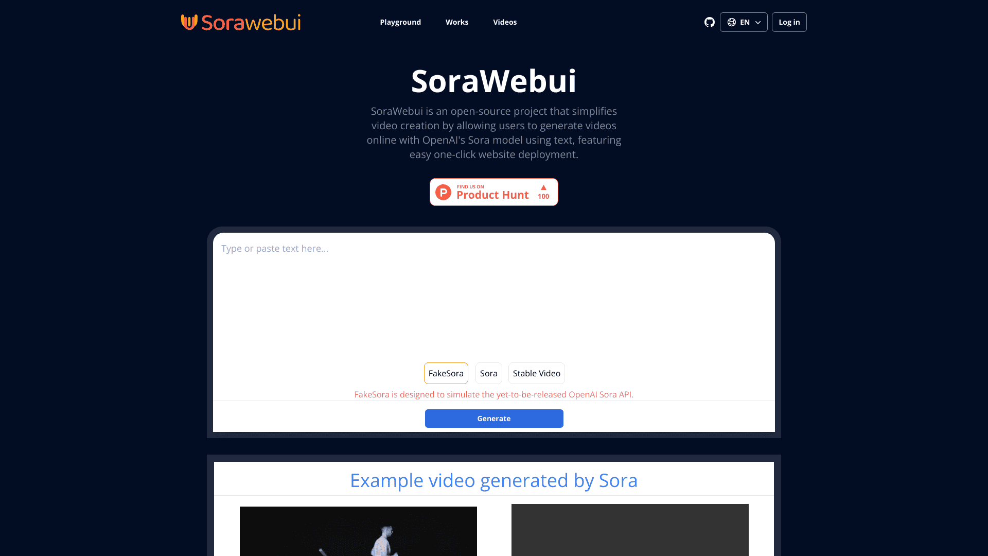 SoraWebui | Create Videos Effortlessly from Text! | Futureen