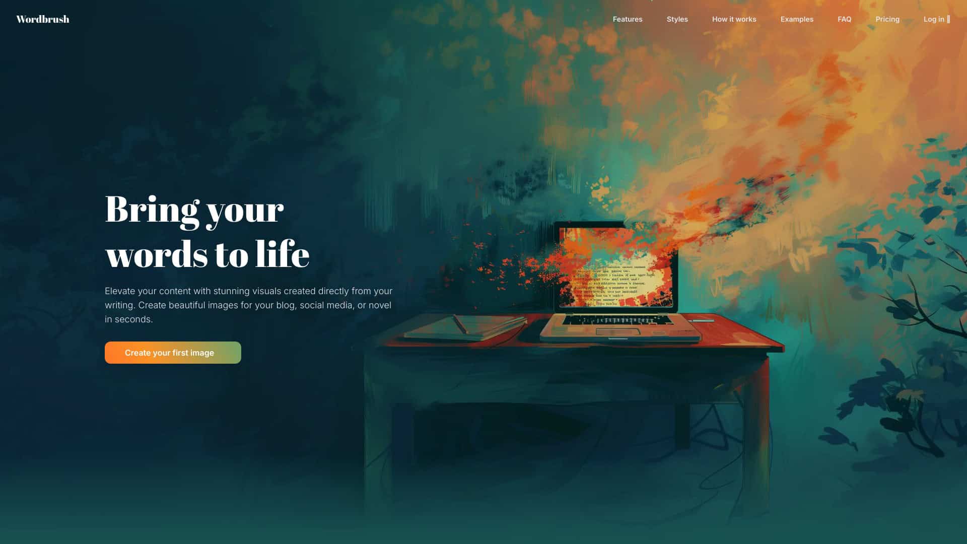 Wordbrush | Turn Text into Beautiful Visual Art! | Futureen