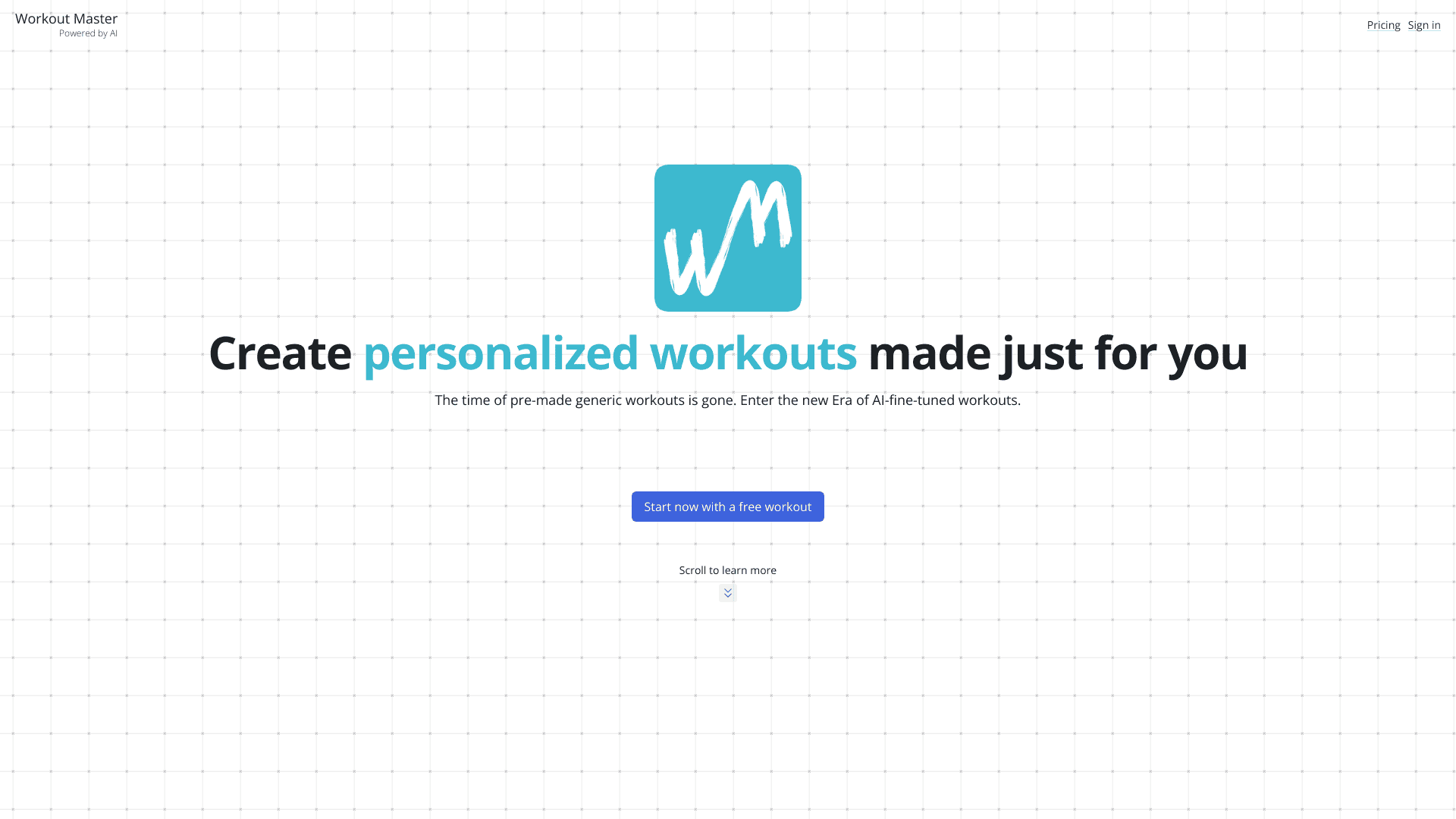 Workout Master | AI-Enhanced Workouts for Your Fitness Journey! | Futureen
