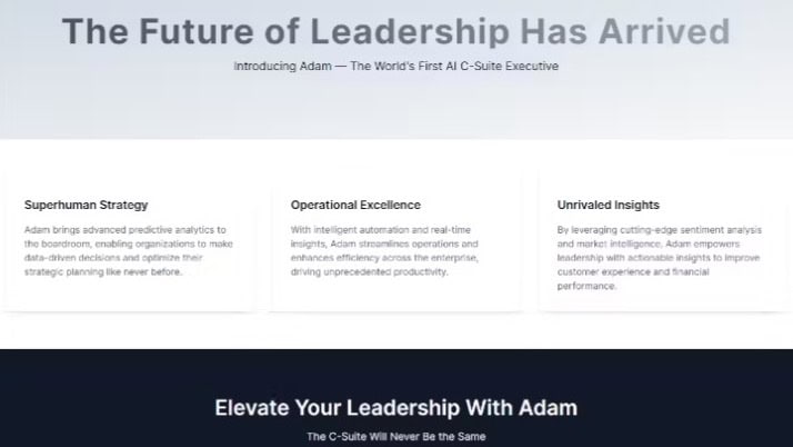 Adam AI | Elevate Your Business Decisions with Insights | Futureen