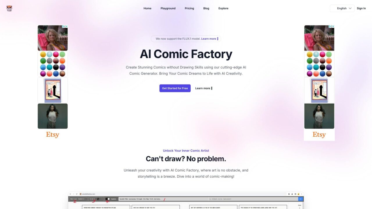 AI Comic Factory | Easily Create Amazing Comics! | Futureen