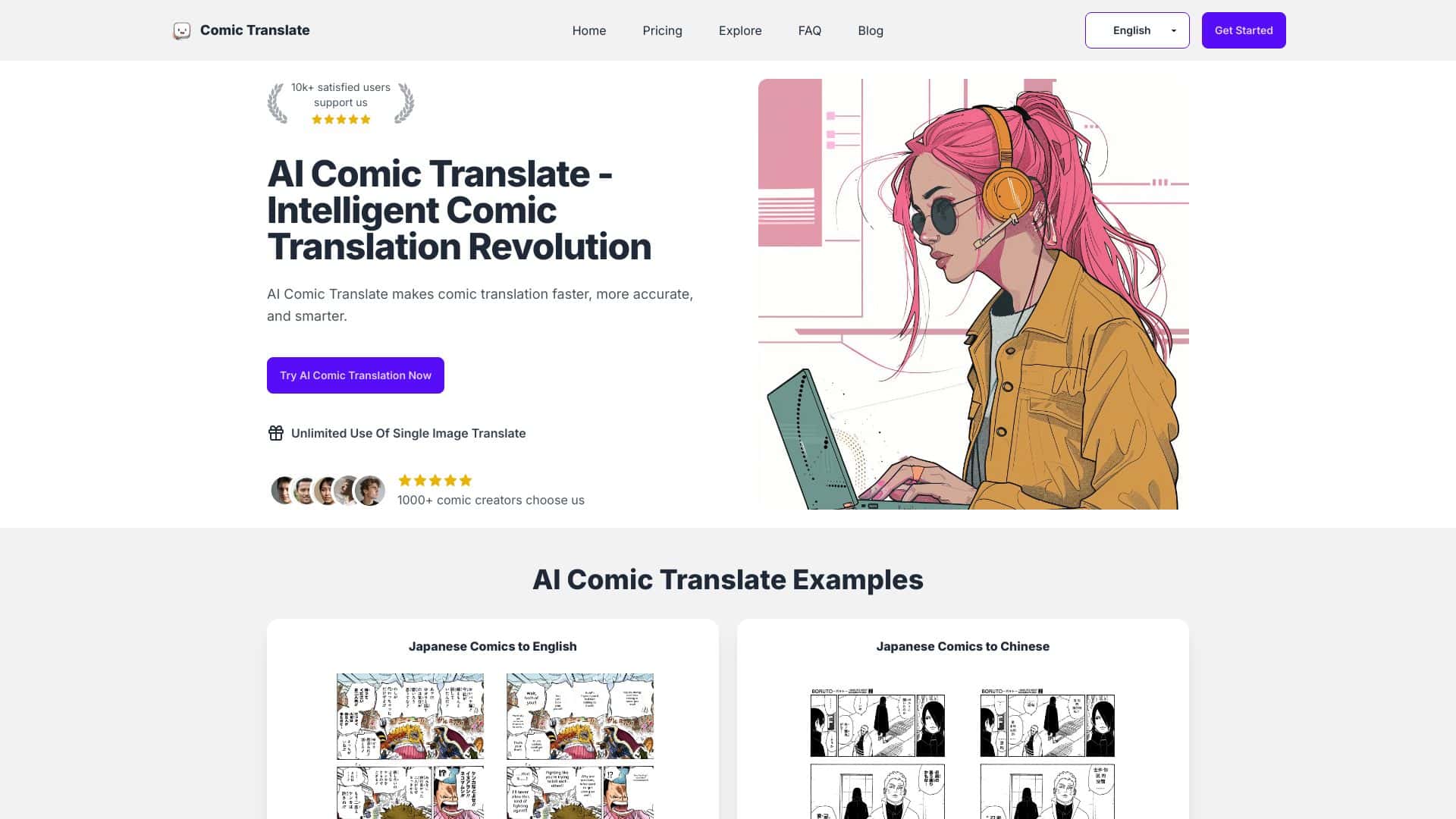AI Comic Translate | Fast and Accurate Comic Translation | Futureen