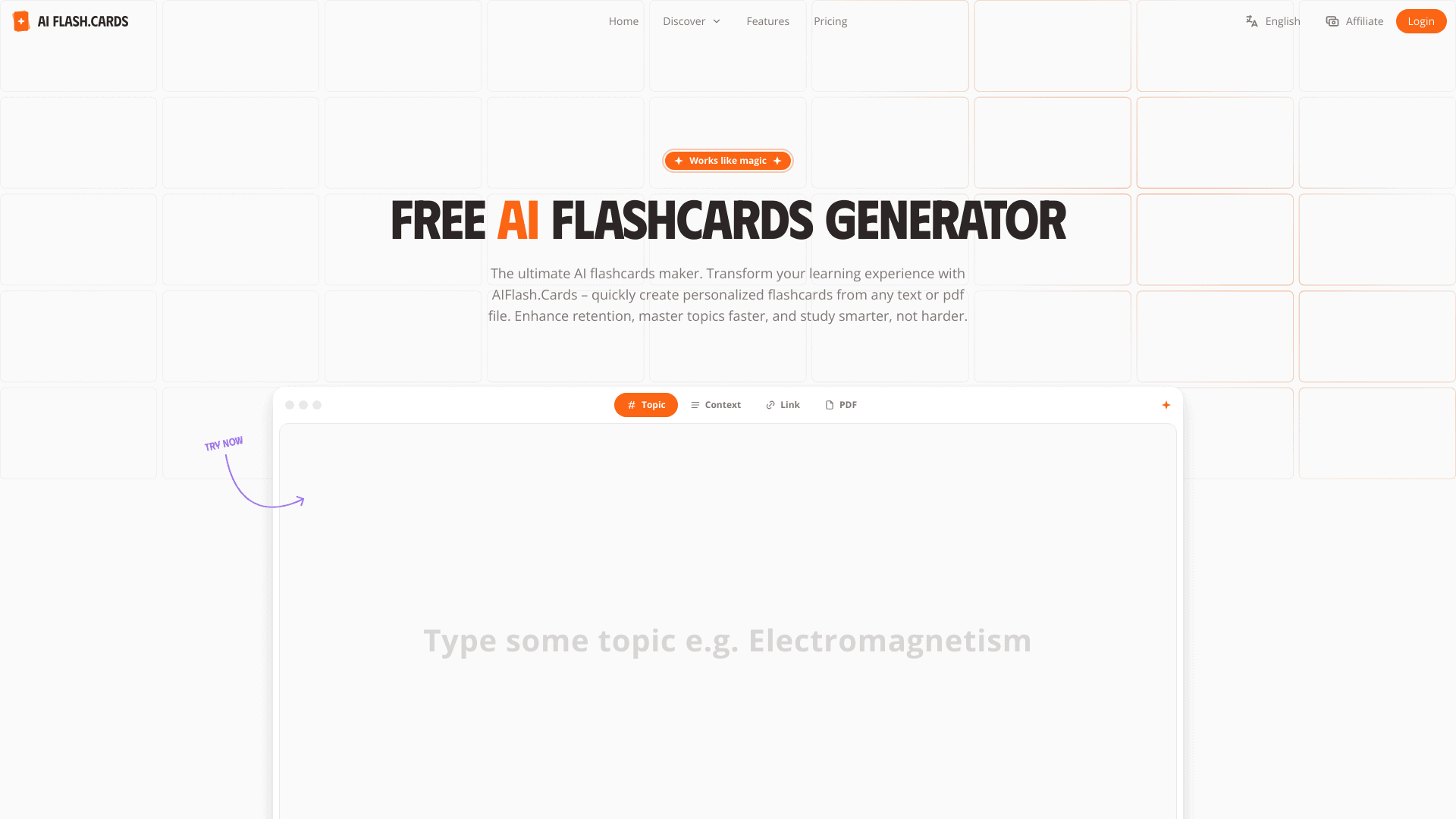 AI Flashcards Generator | Transform Learning with Ease | Futureen