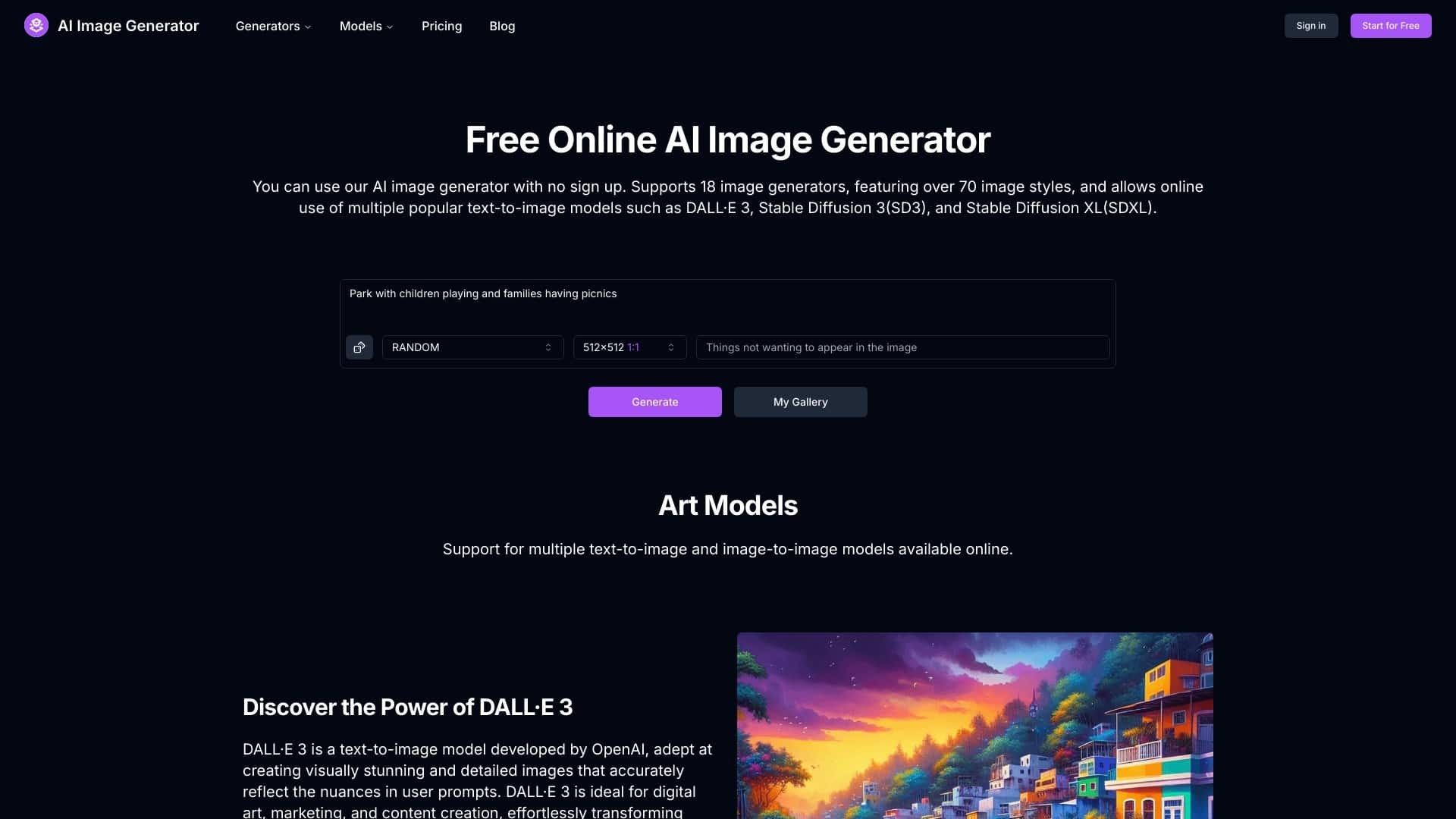 AI Image Generator | Create Stunning Visuals Simply! | Futureen