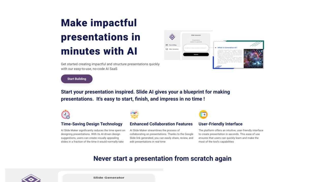 AI Slide Maker | Create Engaging Presentations Effortlessly | Futureen
