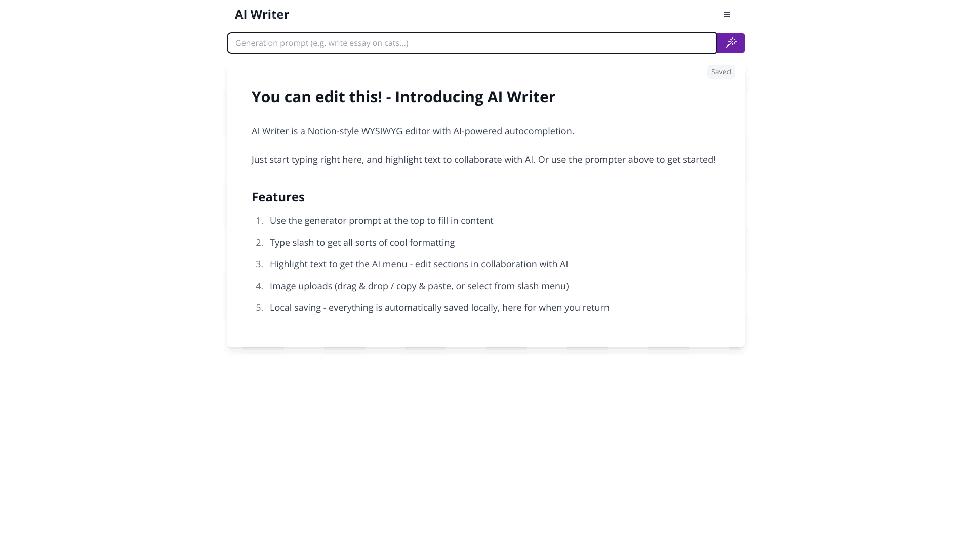AI-Writer.org | Your Smart Writing Assistant | Futureen