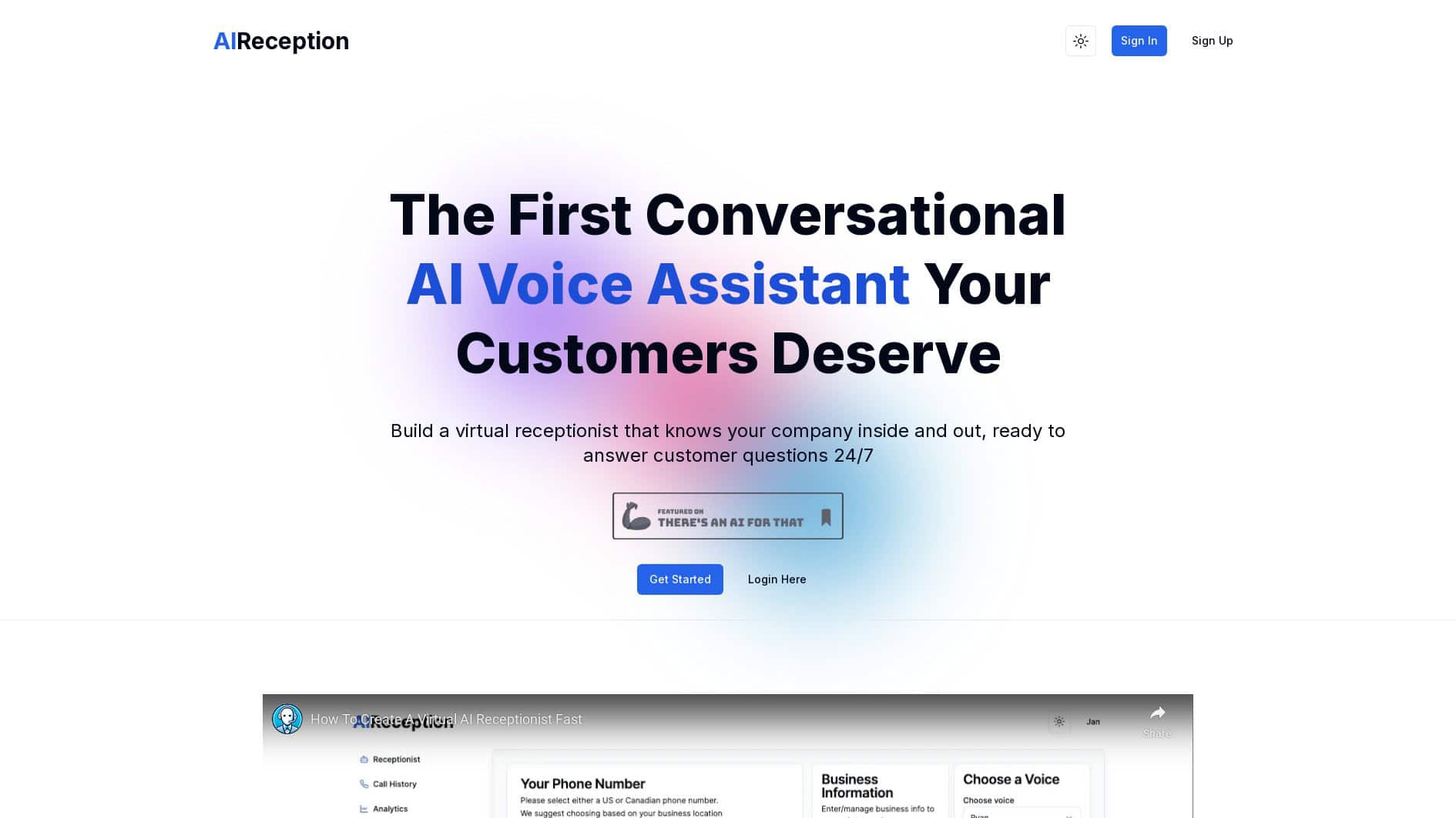 AIReception | Your Hyperrealistic Virtual Receptionist | Futureen