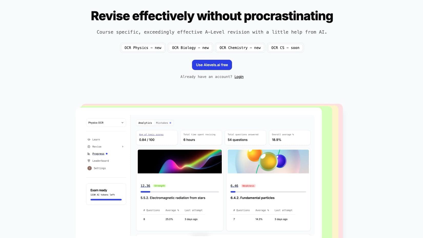 A-Level Revision Tool | Revolutionize Your A-Level Revision Today ...