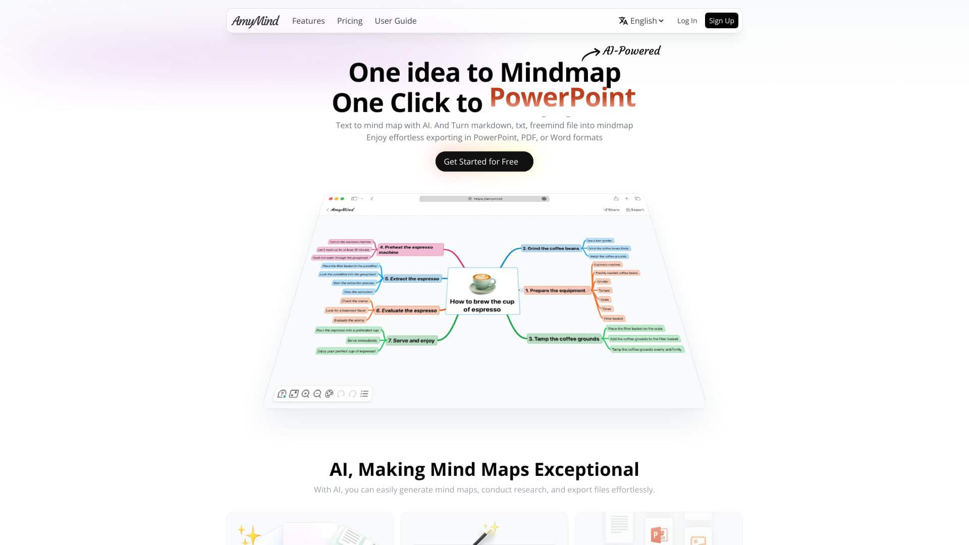 AmyMind | AI-Powered Mind Mapping Tool | Efficient and User-Friendly ...