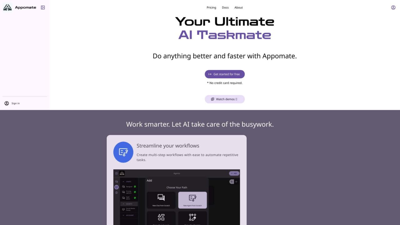 Appomate | Create Mobile Apps with AI | Futureen