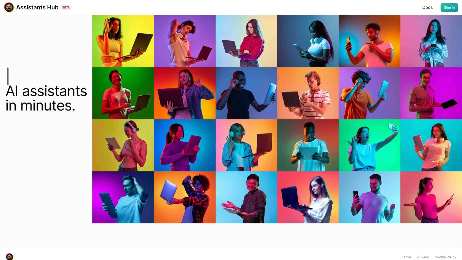 Assistants Hub | Build and Deploy AI Assistants Fast | Futureen