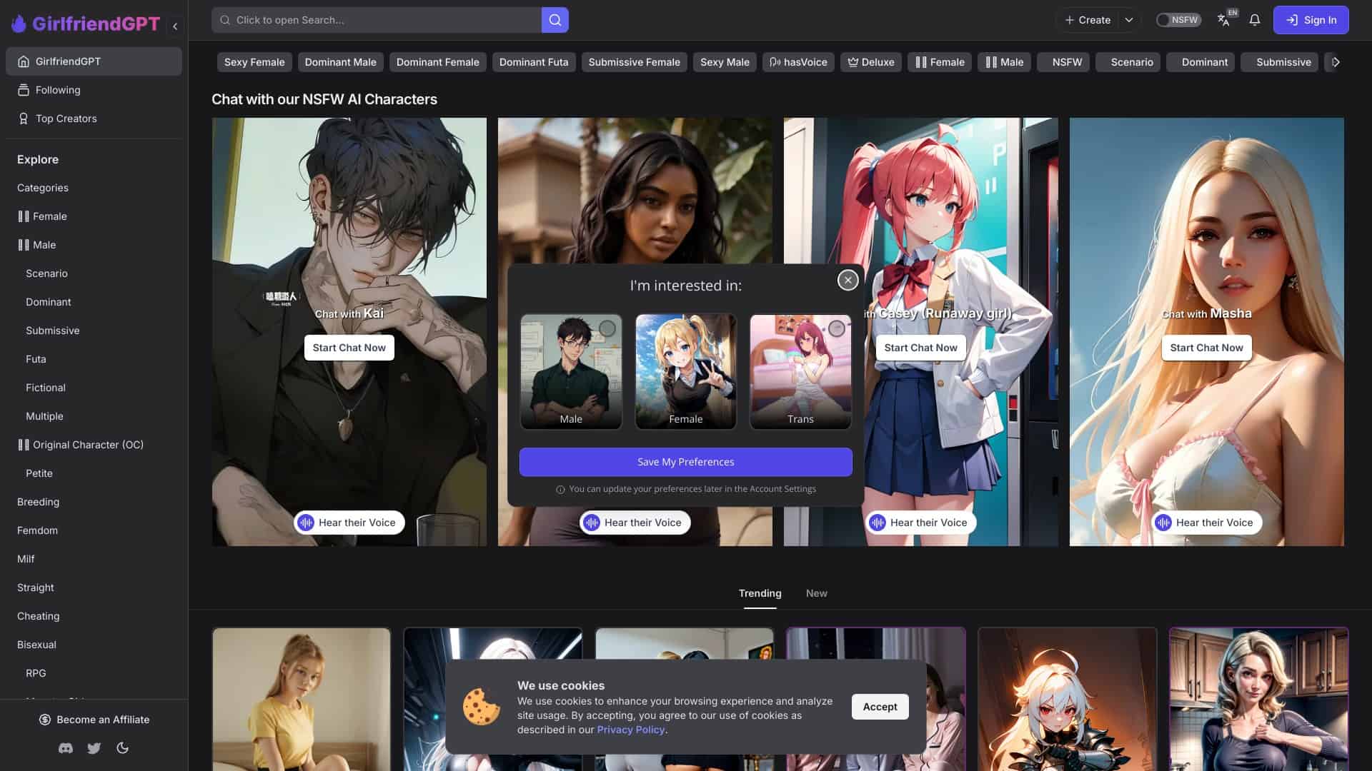 BoyfriendGPT | Your Ultimate NSFW Roleplay Companion | Futureen