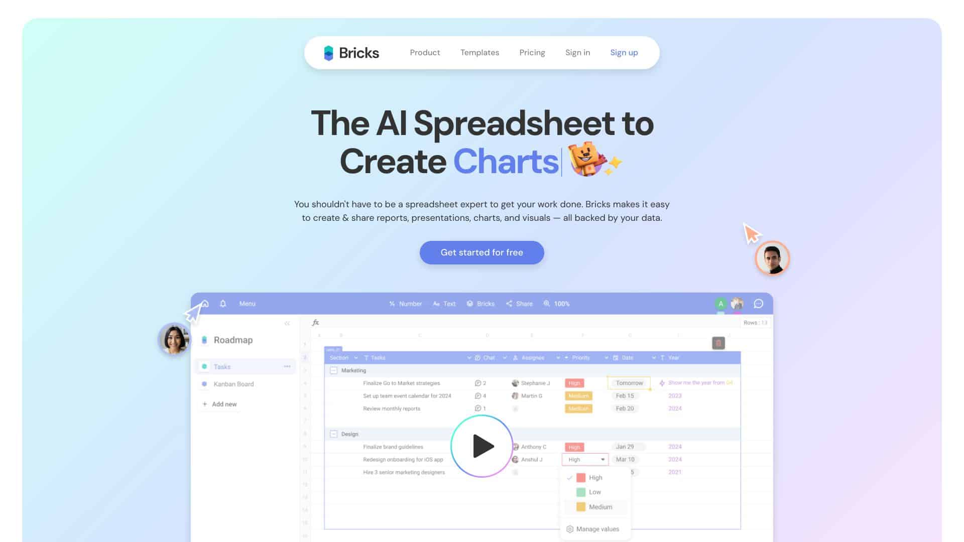 Bricks | Turn Spreadsheets into Reports & Charts | Futureen