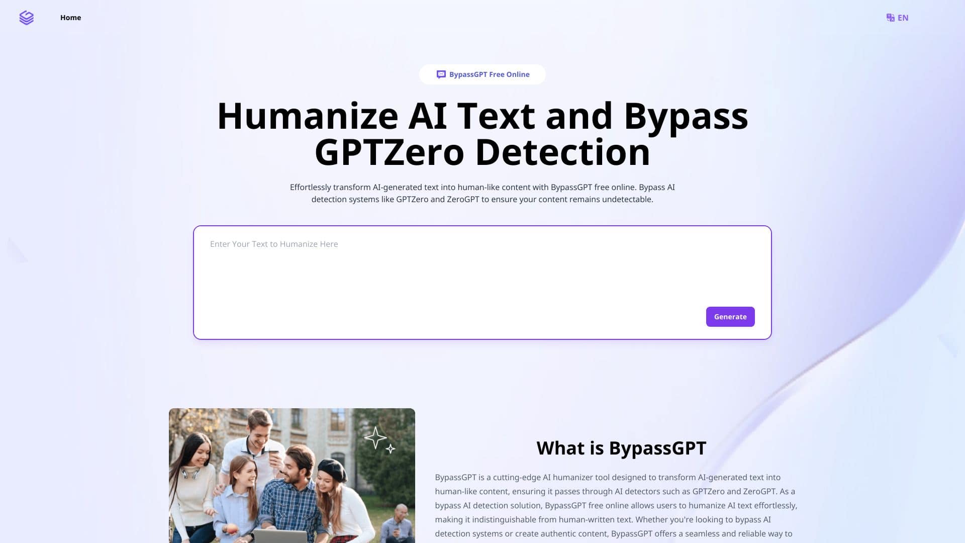 BypassGPT.co | Turn AI Text into Human-like Content | Futureen