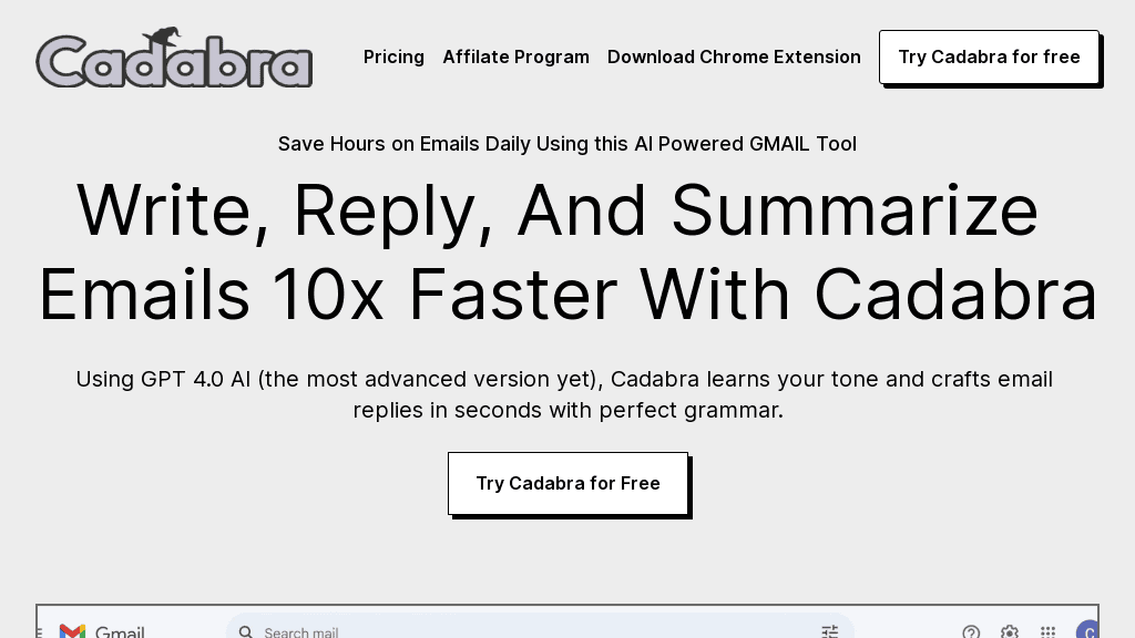 Cadabra | Maximize Your Email Efficiency Now | Futureen