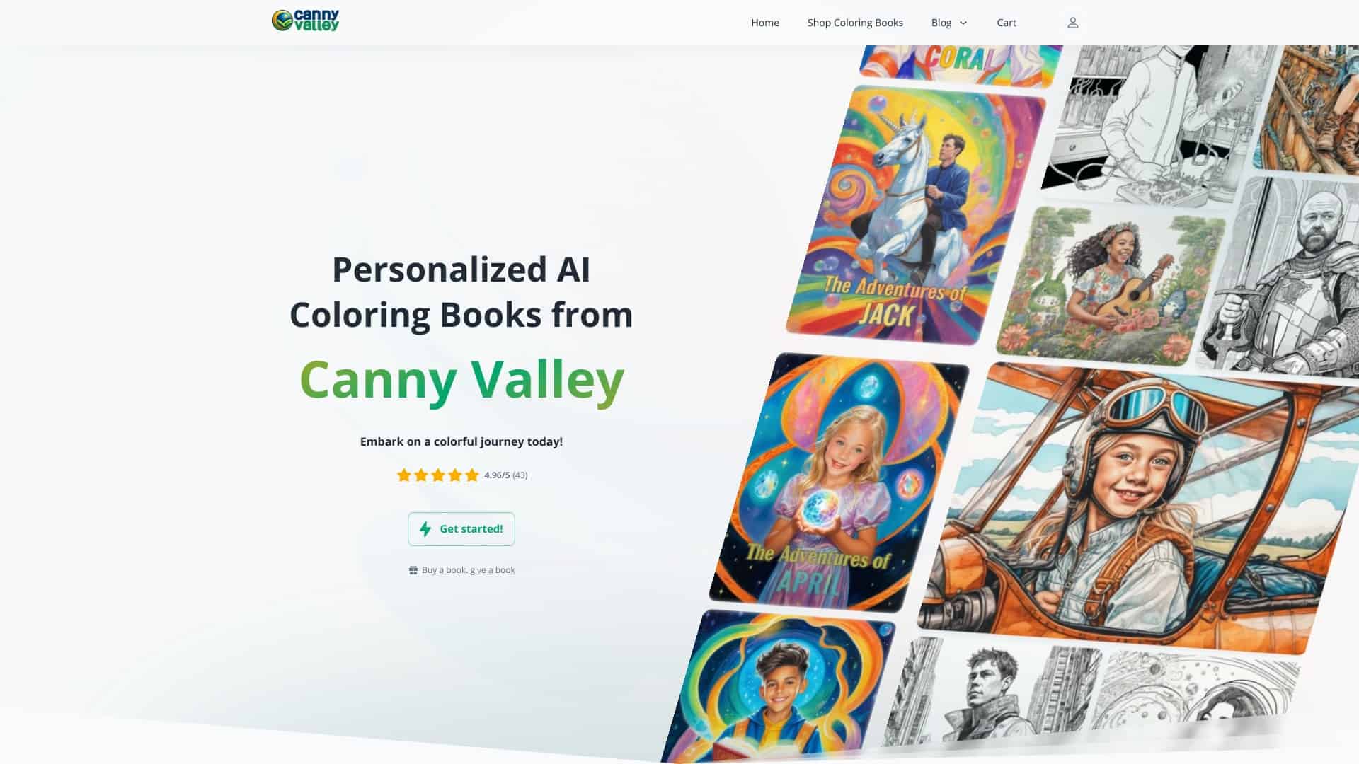 Canny Valley | Create Unique Personalized Coloring Books | Futureen