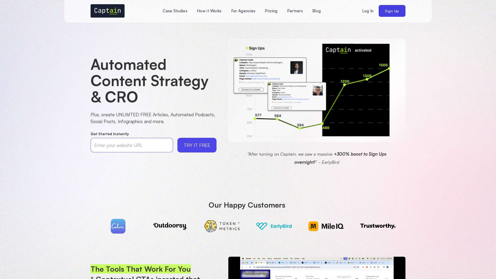 Captain | AI Content Creation & Optimization Tool | Futureen