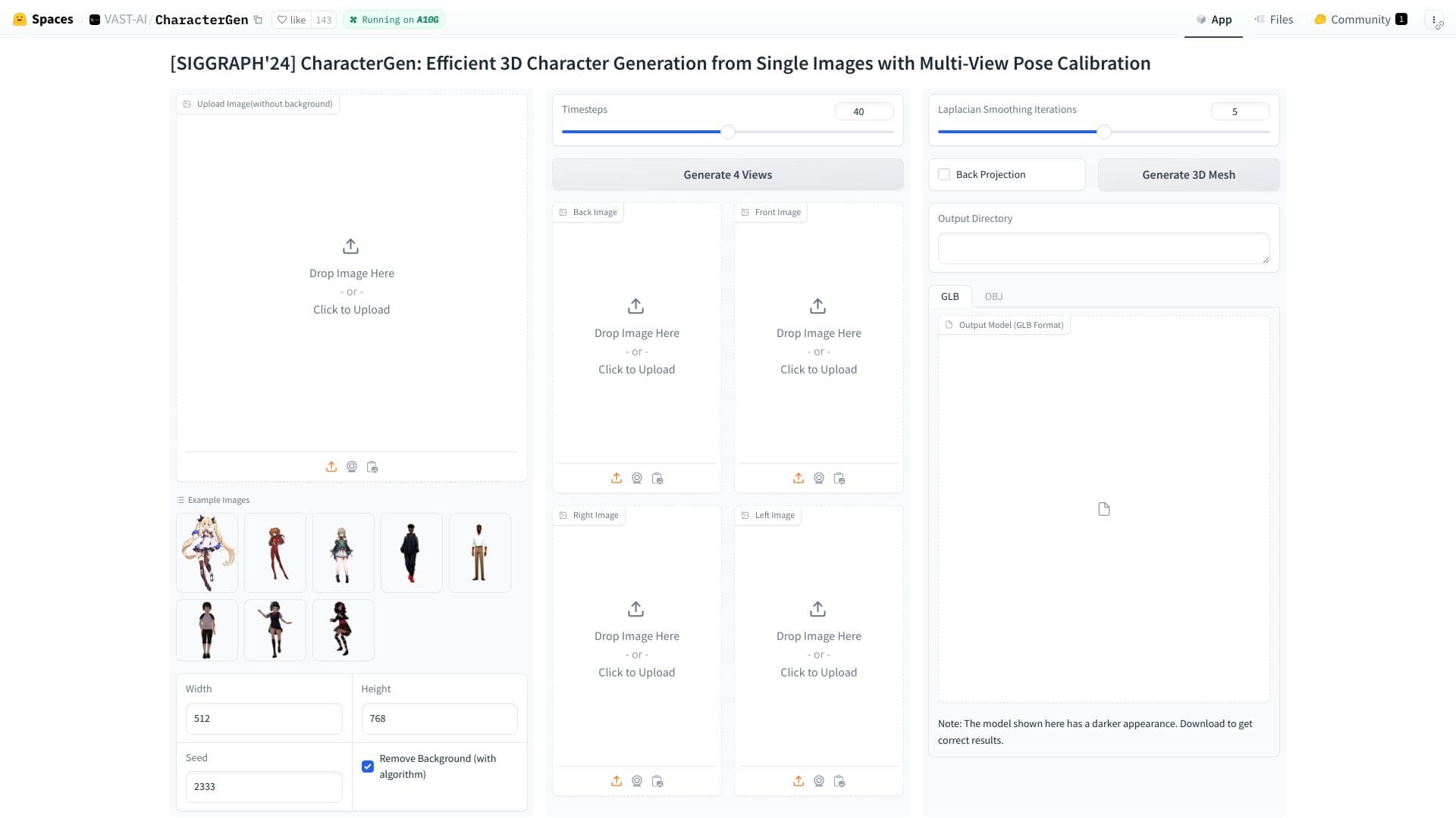 CharacterGen | Fast, High-Quality 3D Character Creation | Futureen