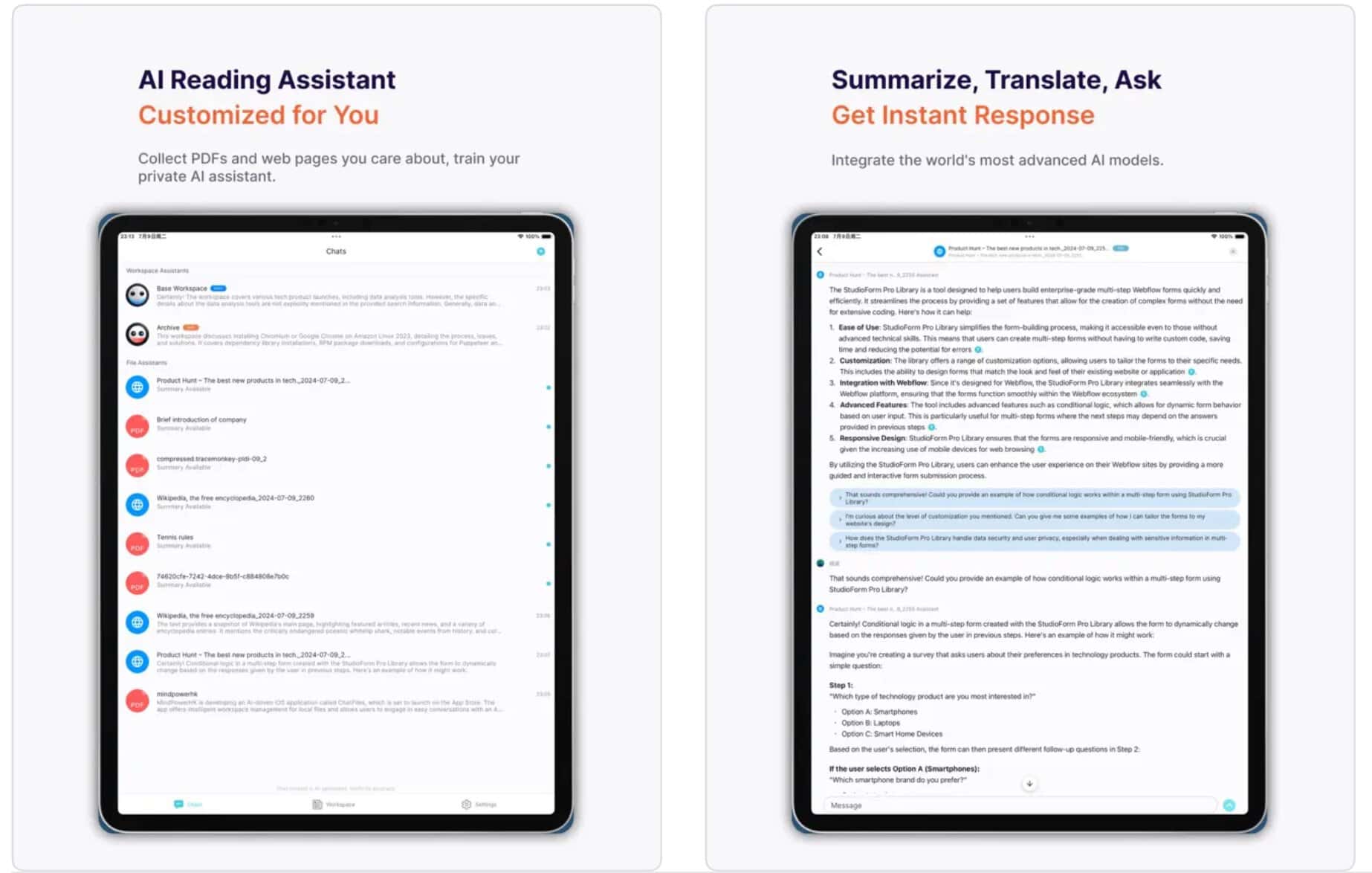 ChatFiles | Transform PDF Reading into Interactive Learning | Futureen