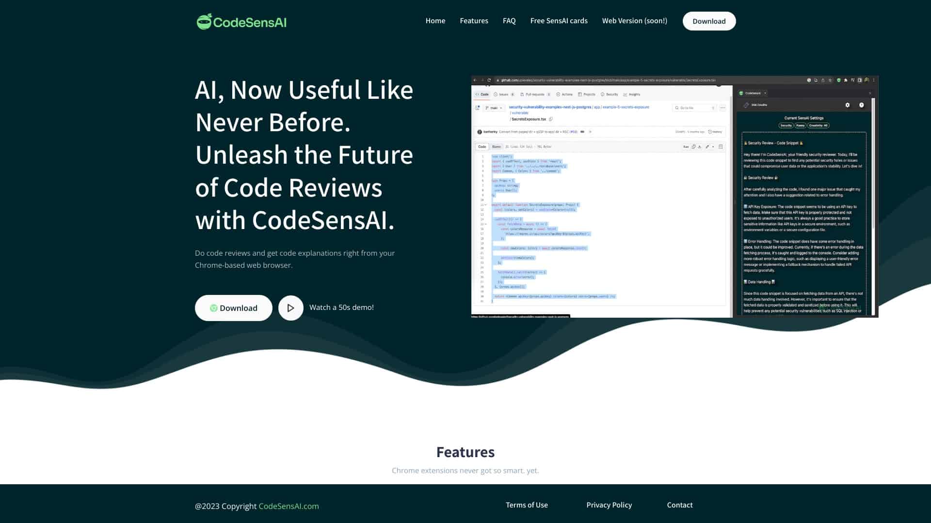 CodeSensAI | Revolutionize Your Code Review Experience! | Futureen