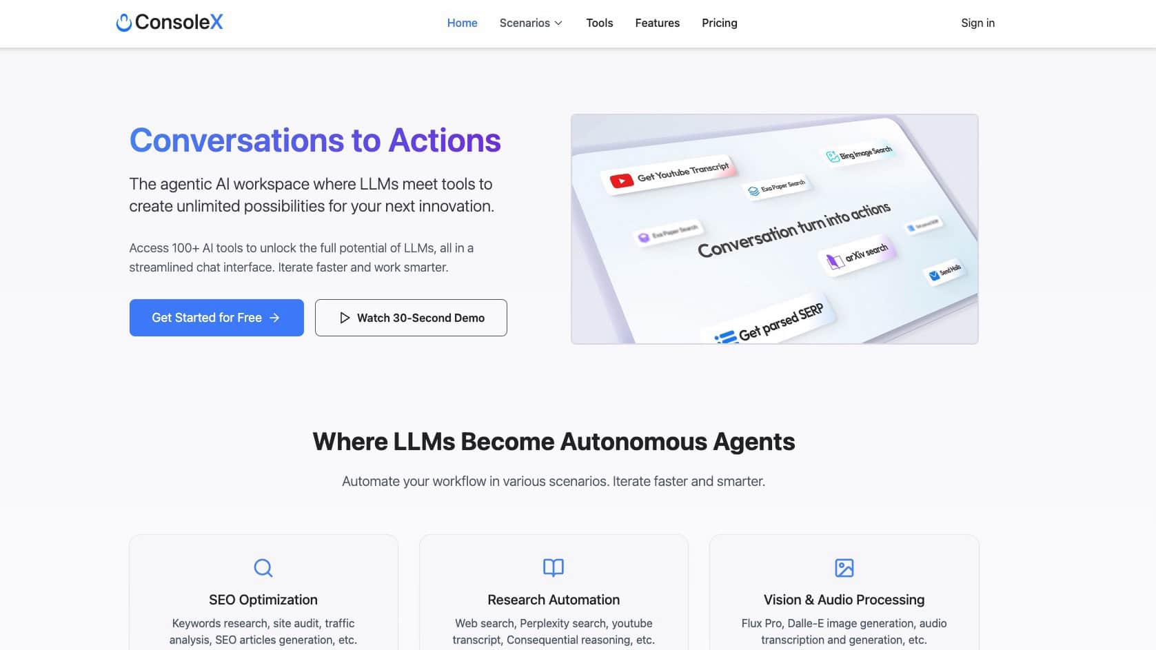 ConsoleX | All-in-One Playground for AI Enthusiasts | Futureen