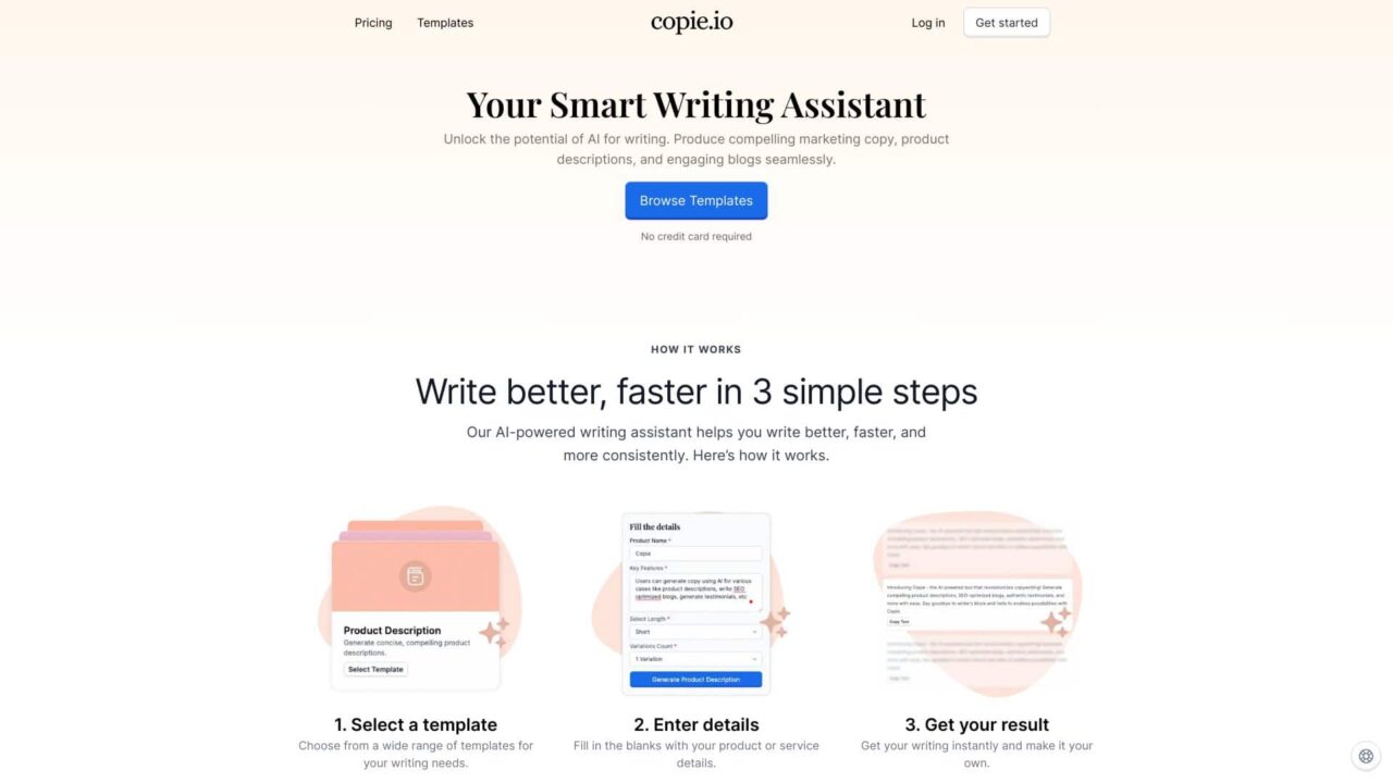 Copie | Elevate Your Writing with AI-Powered Content Creation | Futureen