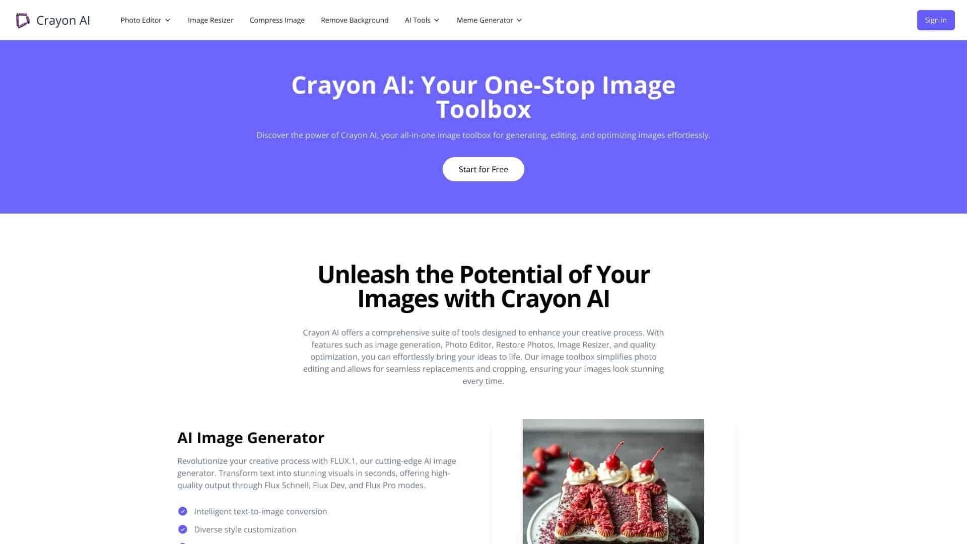 Crayon AI | Create Visuals & Optimize Images | Futureen