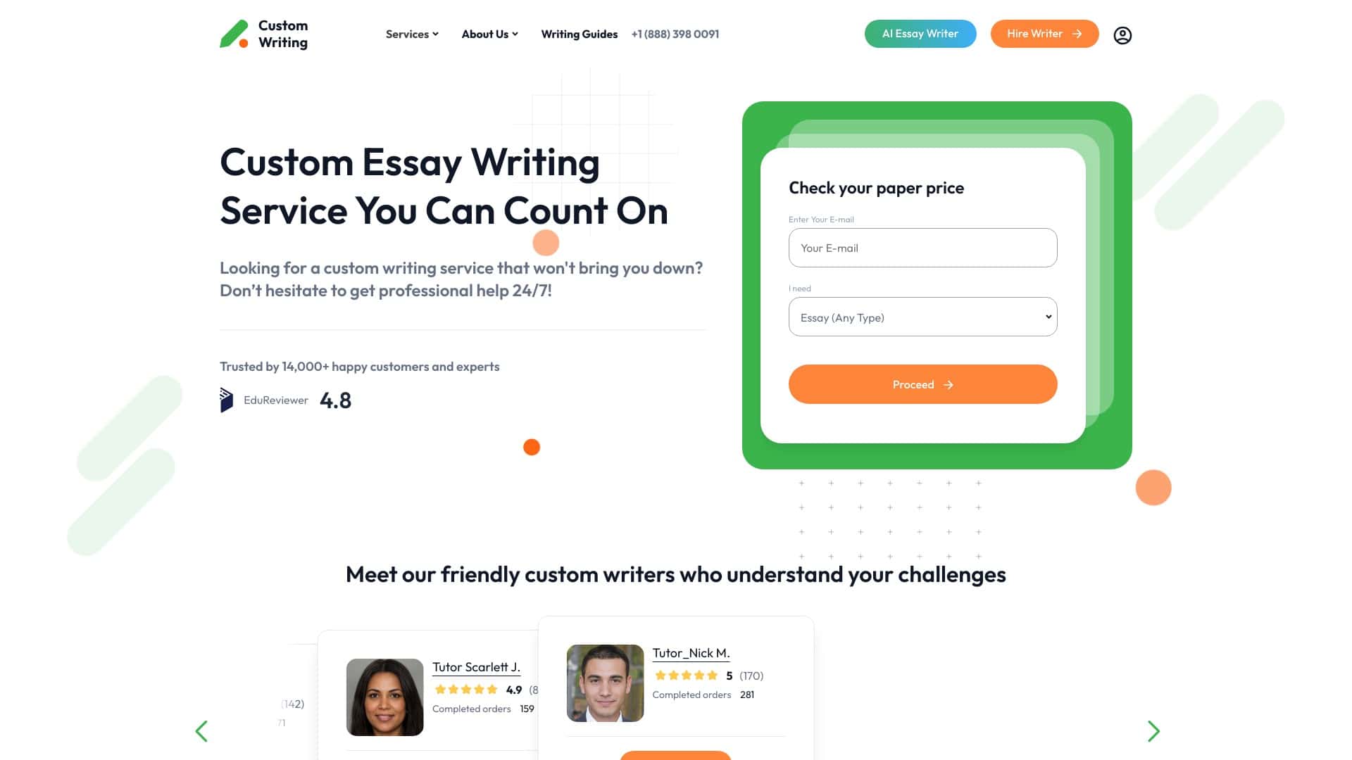CustomWriting | Your Go-To Solution for Expert Writing Services | Futureen